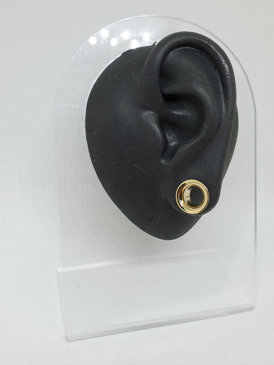14K Gold Ear Tunnels – Magic Hammer